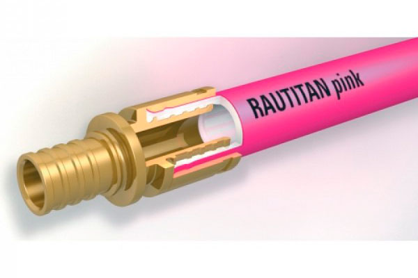 Труба Rehau Rautitan Pink из сшитого полиэтилена | Киевская Тепловая Компания