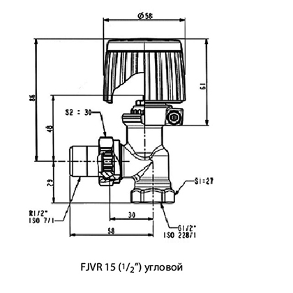 RTL Danfoss FJVR комплект зворотного потоку